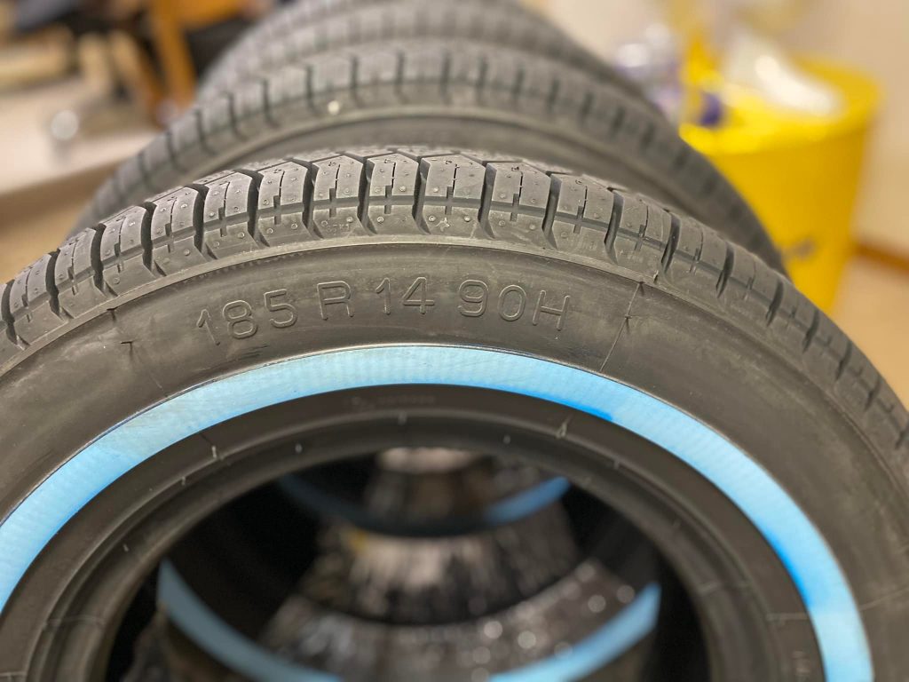 ミシュラン・MXV 185R14 90H（2cm幅のホワイトリボン） | 村上タイヤ